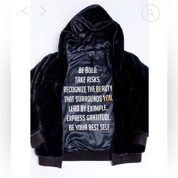 PJ Salvage | Jackets & Coats | Pj Salvage Luxe Faux Fur Zip Up Hooded ...